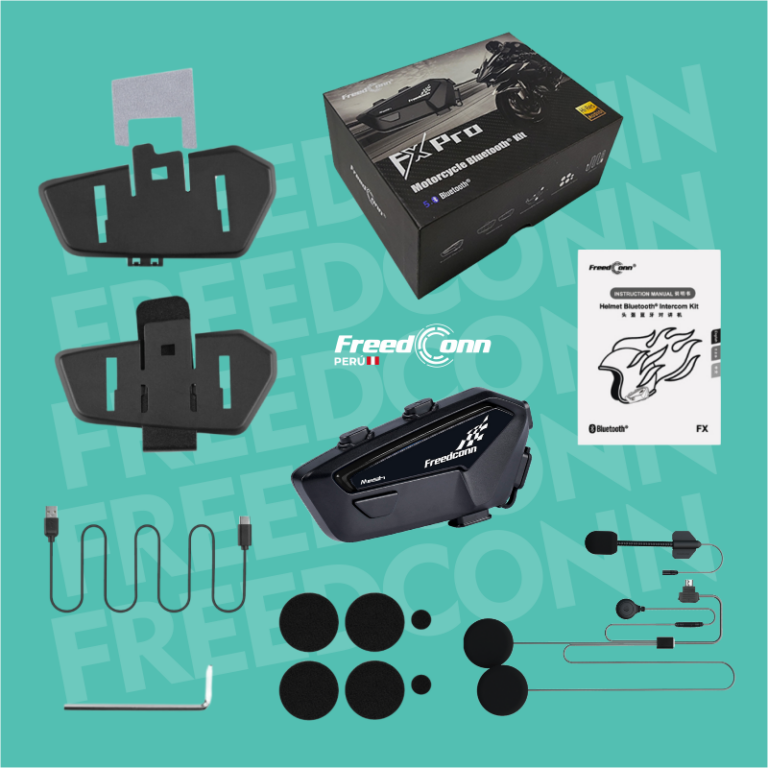 FX PRO – Intercomunicador bluetooth para casco de moto – FREEDCONN PERU